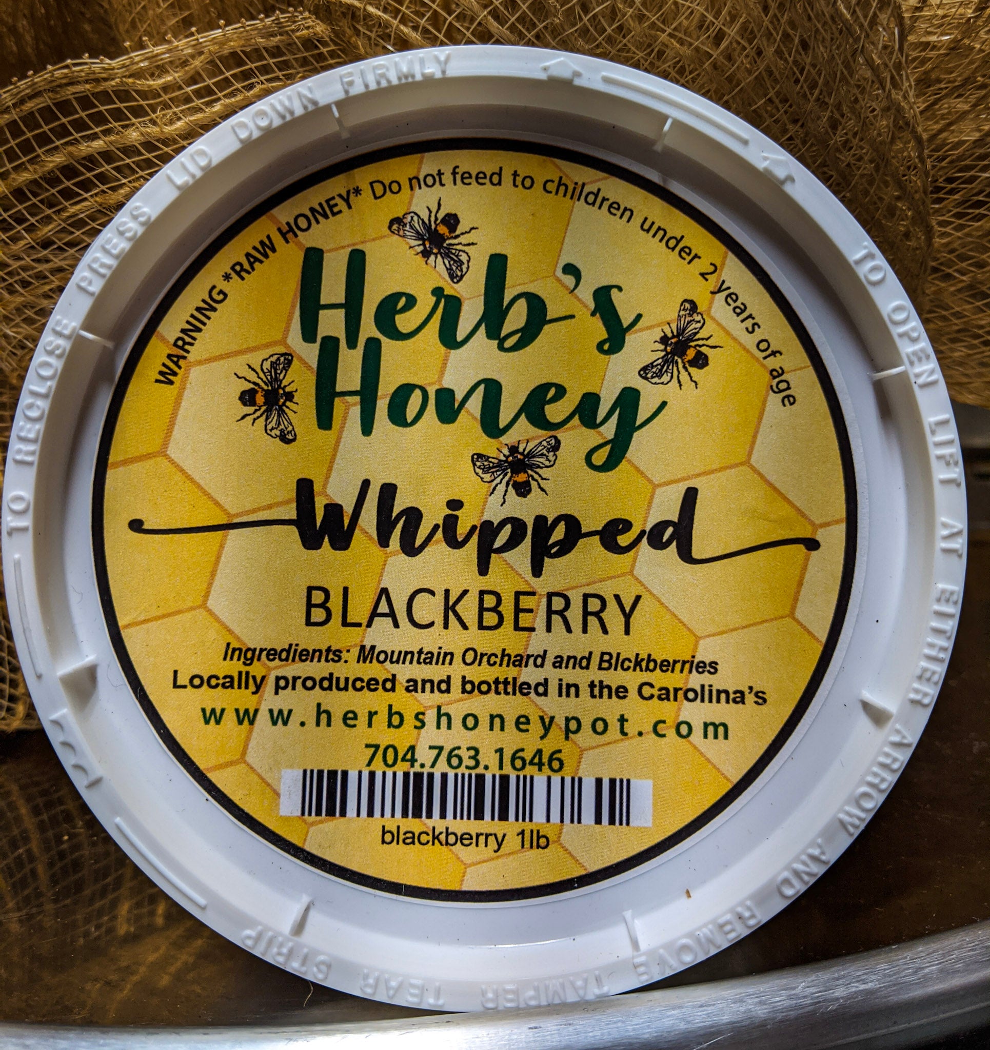 Whipped Honey – Herb's Honey